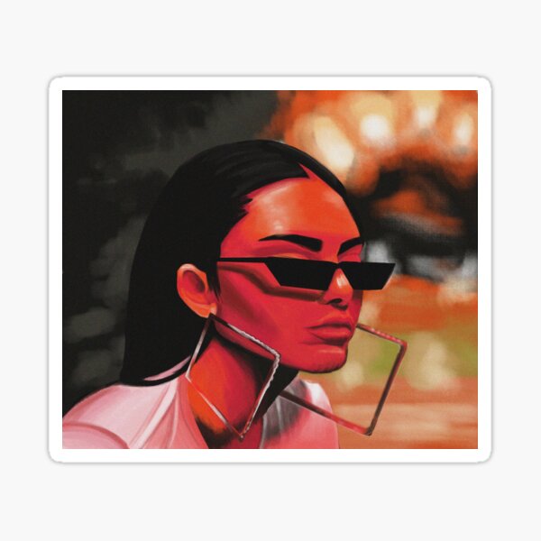 "Kendall Jenner" Sticker by SleepyBunny | Redbubble