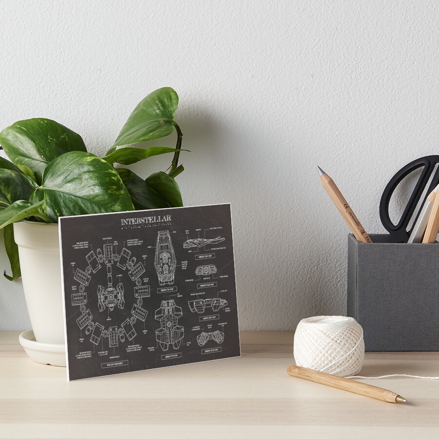 "Interstellar (Blackboard)" Poster by BGALAXY | Redbubble