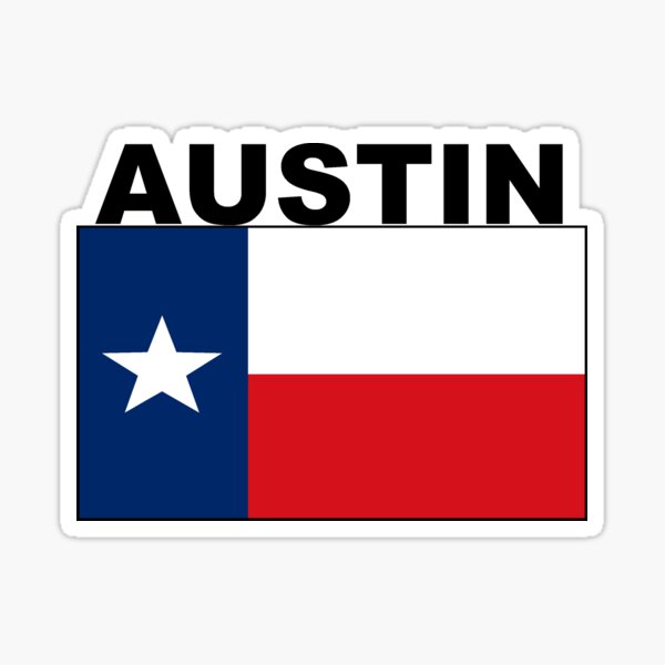 "Austin, Texas" Sticker for Sale by feralcatlady | Redbubble
