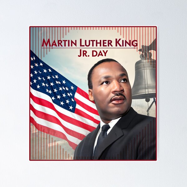 "Martin Luther King Jr. Day" Poster for Sale by orthodox-icon | Redbubble