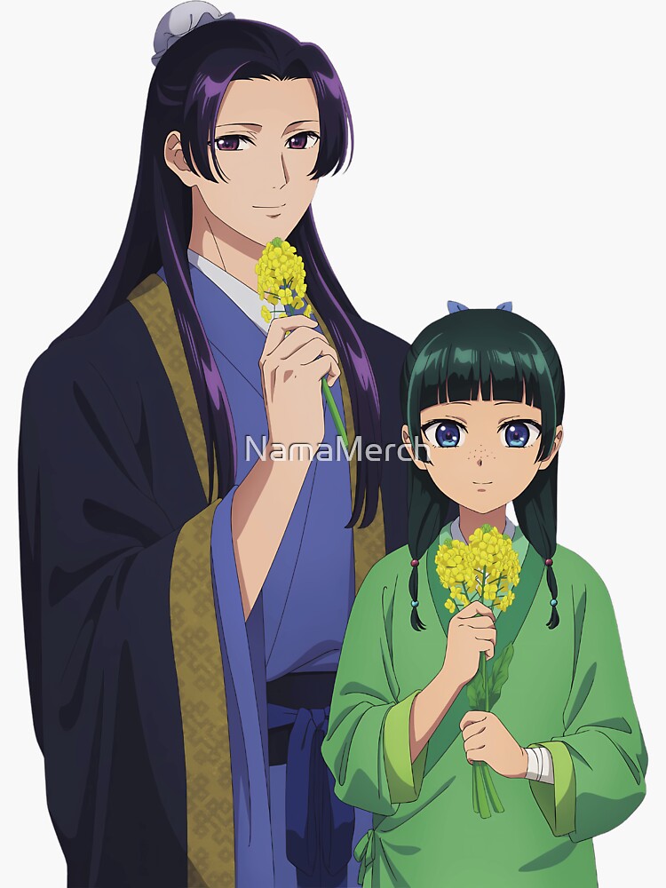 "Maomao & Jinshi" Sticker for Sale by NamaMerch | Redbubble