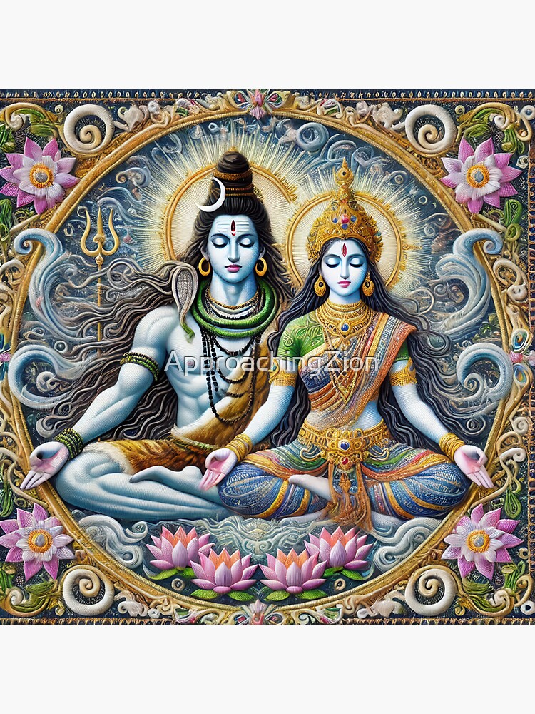 "Shiva Shakti - Sacred Union - Eternal Balance" Sticker for Sale by ...