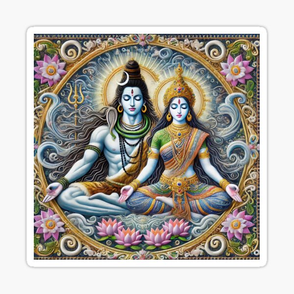 "Shiva Shakti - Sacred Union - Eternal Balance" Sticker for Sale by ...