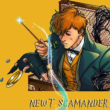 "Newt Scamander: Fantastic Beasts and Where to Find Them" Sticker for ...