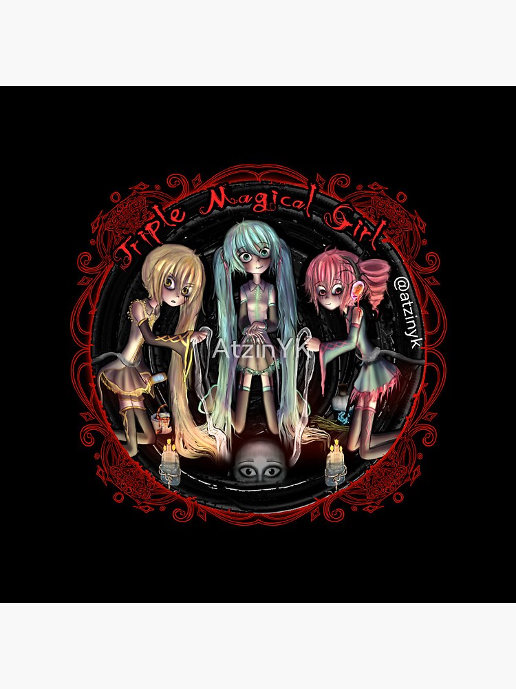 "Vocaloid Hatsune Miku, Akita Neru, Kasane Teto, triple baka witch ...
