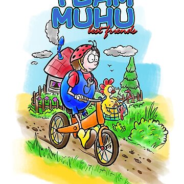 "The Muhu team goes for a walk, cover of the first book" Sticker by ...