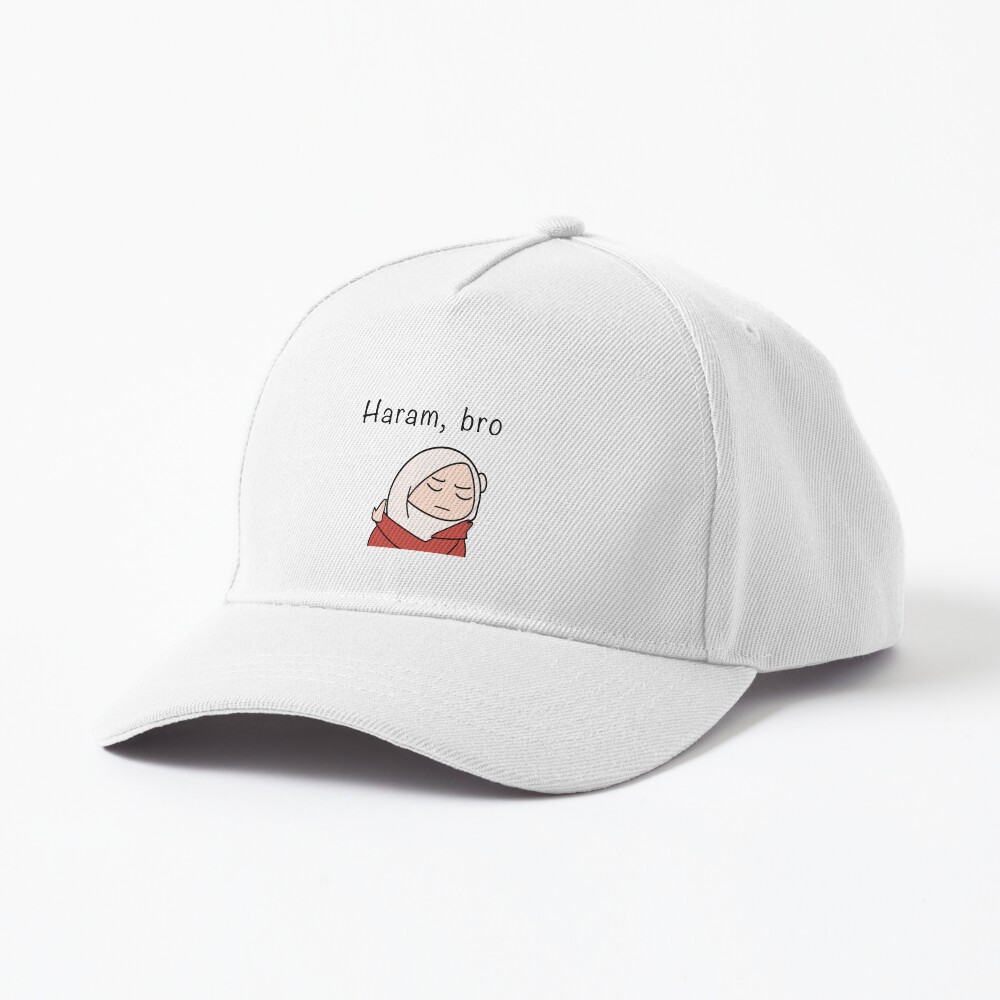 "haram bro, mad hijabi girl meme, muslim hijab" Sticker for Sale by ...