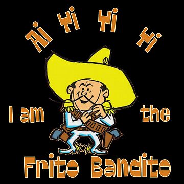 "Frito Bandito" Sticker for Sale by Windameir | Redbubble