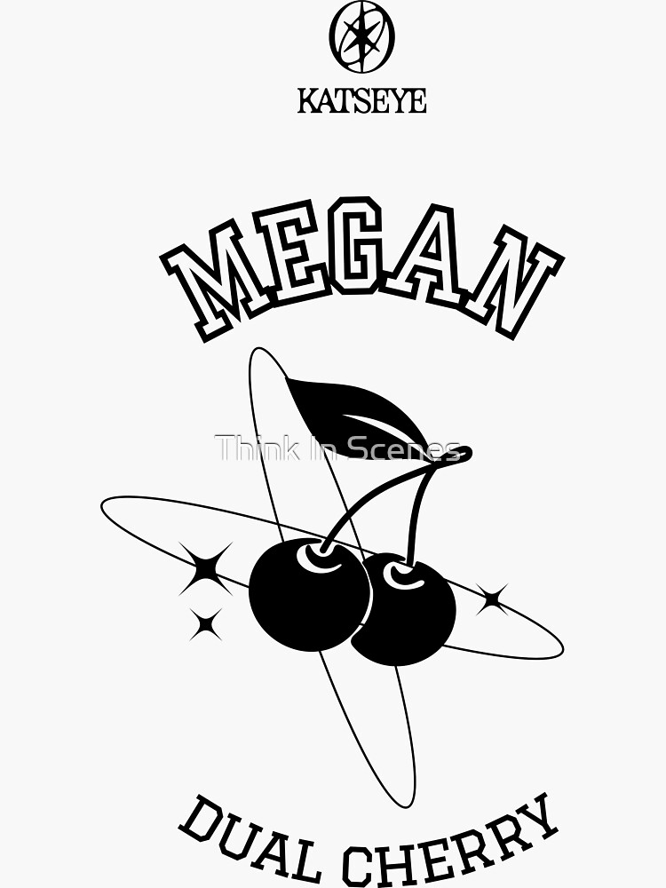 "KATSEYE Megan (Dual Cherry) DREAM CHARM ART" Sticker for Sale by ...