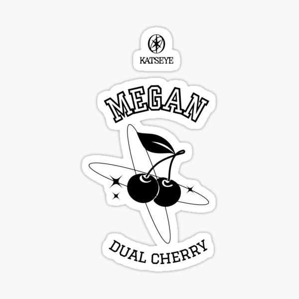 "KATSEYE Megan (Dual Cherry) DREAM CHARM ART" Sticker for Sale by ...