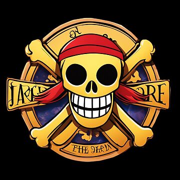 "One Piece pirate logo cover" Sticker for Sale by IrgumS | Redbubble