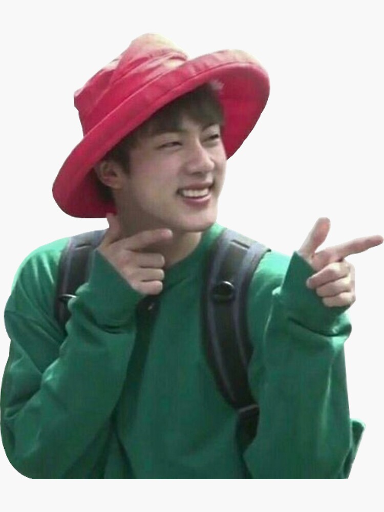 "Jin" Sticker for Sale by kaptenzissou | Redbubble