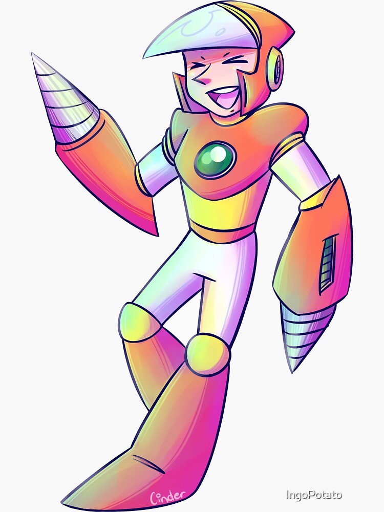"Crash Man" Sticker by IngoPotato | Redbubble