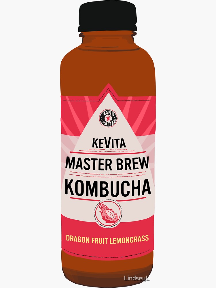 "Kombucha" Sticker for Sale by LindseyL | Redbubble