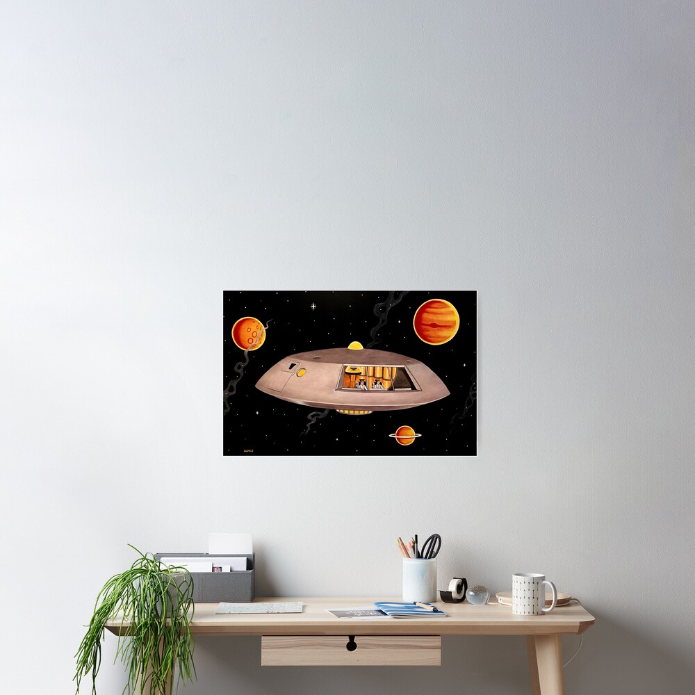 "JUPITER 2 DEEP SPACE" Poster for Sale by ward-art-studio | Redbubble