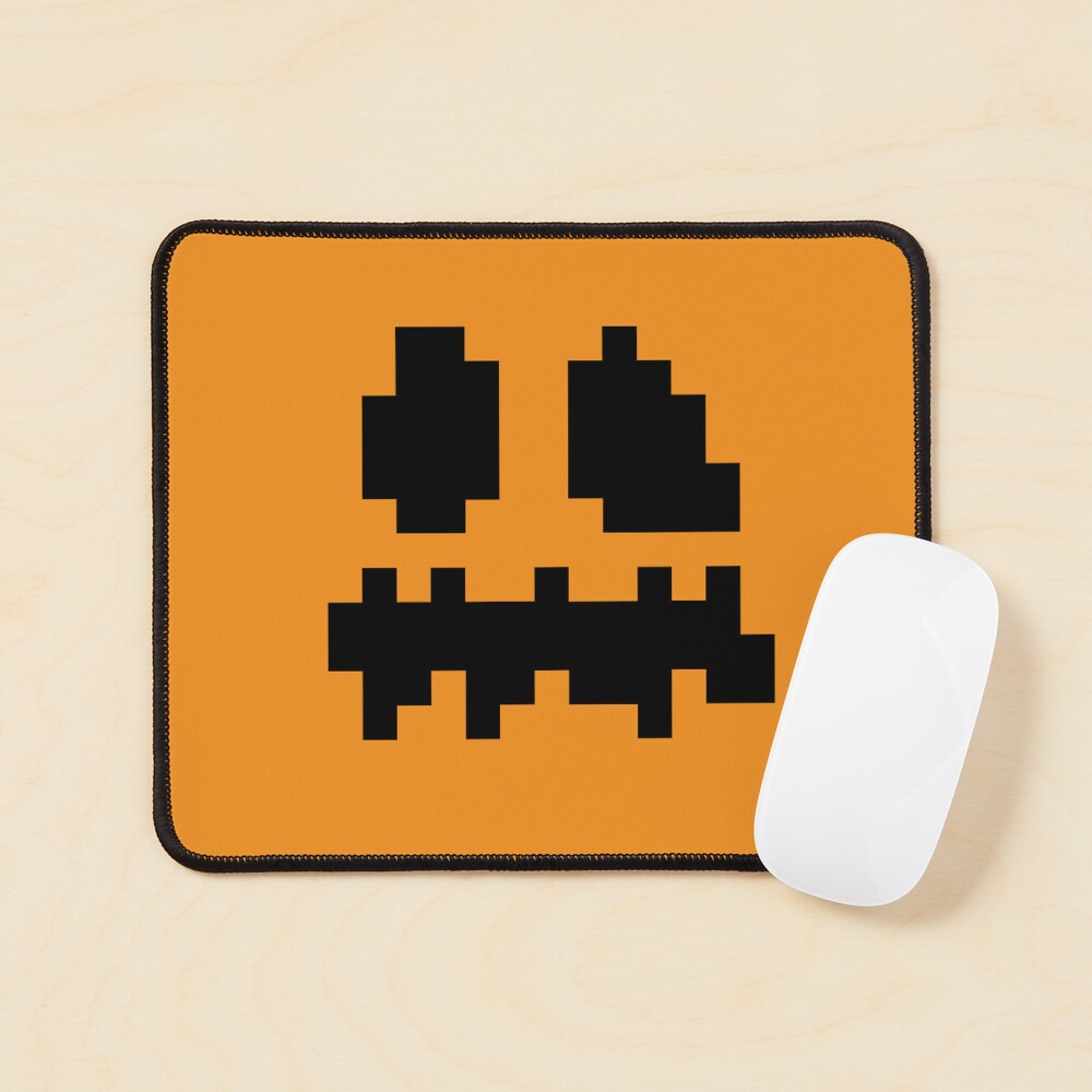 "Minecraft Pumpkin Halloween Face Block " Sticker for Sale by Darcekar ...