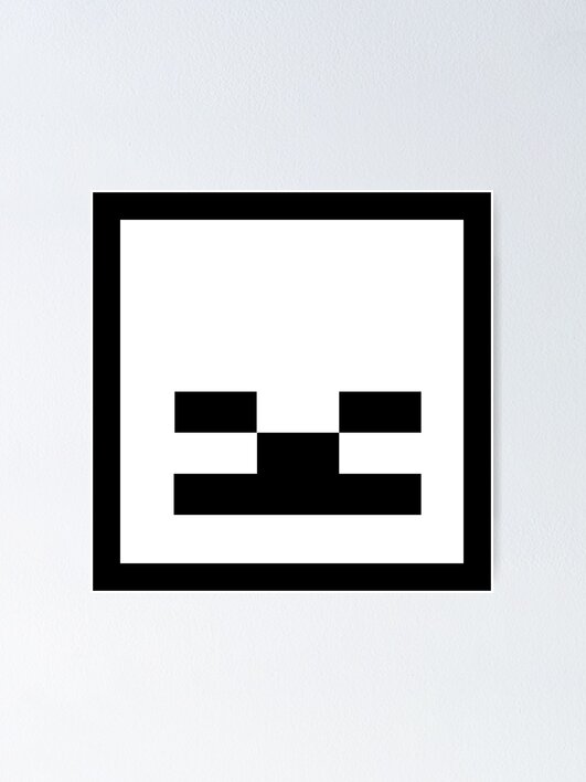Skeleton Minecraft Face