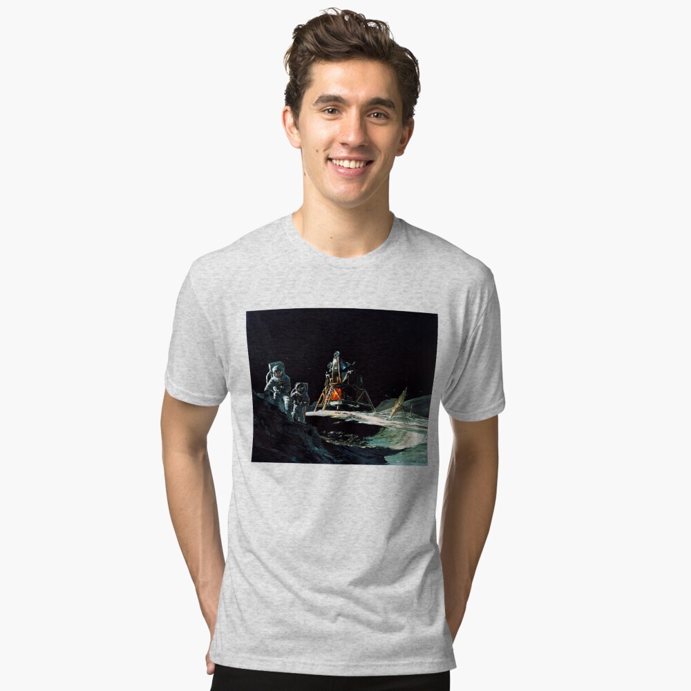 "Apollo 13 Lunar Mission Astronauts Exploring the Moon – Vintage Space ...