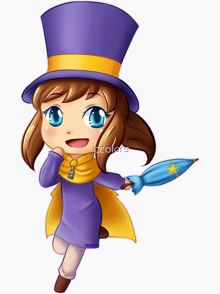 "Hat Kid" Sticker for Sale by ccolors | Redbubble