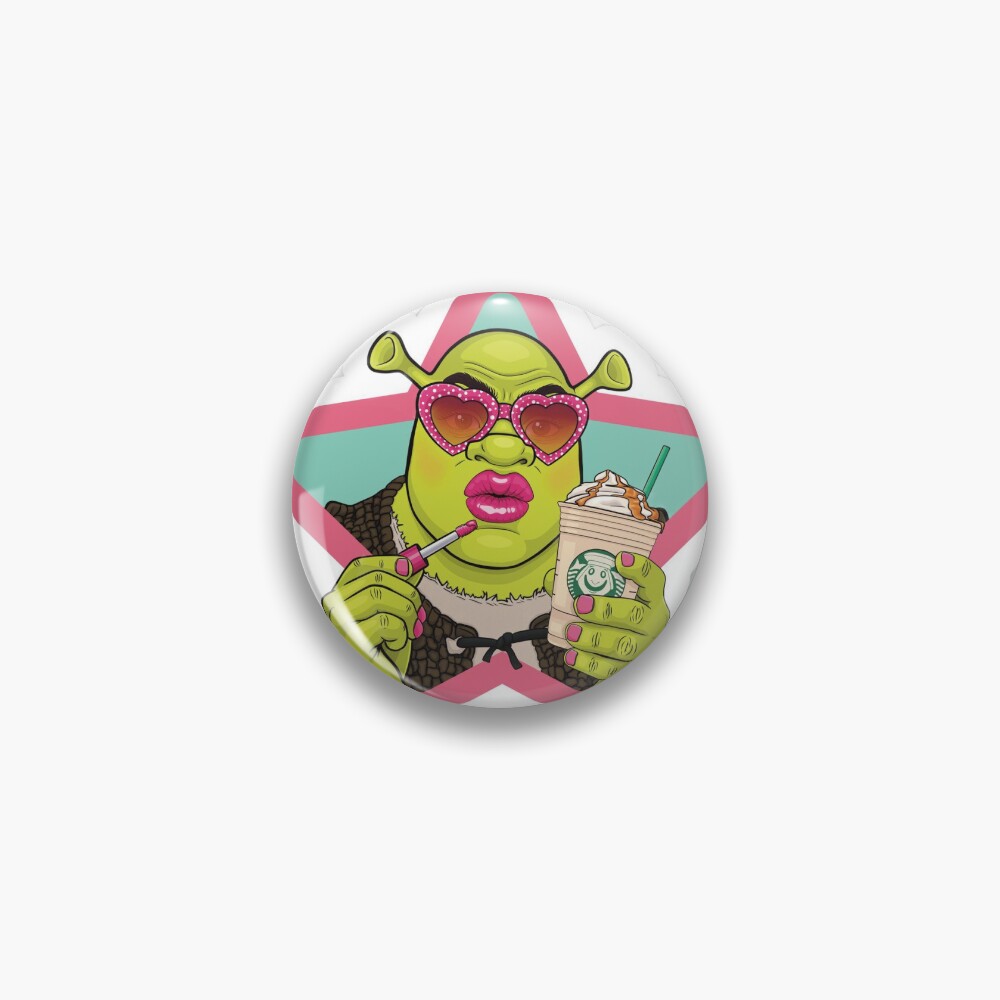 "Shrek glam meme sticker " Sticker for Sale by Purpleliquor | Redbubble