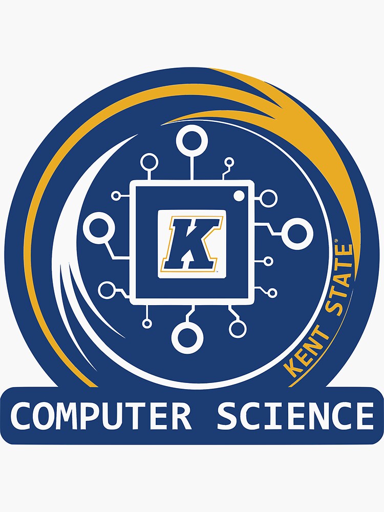 "Kent State Computer Science Department Logo" Sticker for Sale by Kent ...