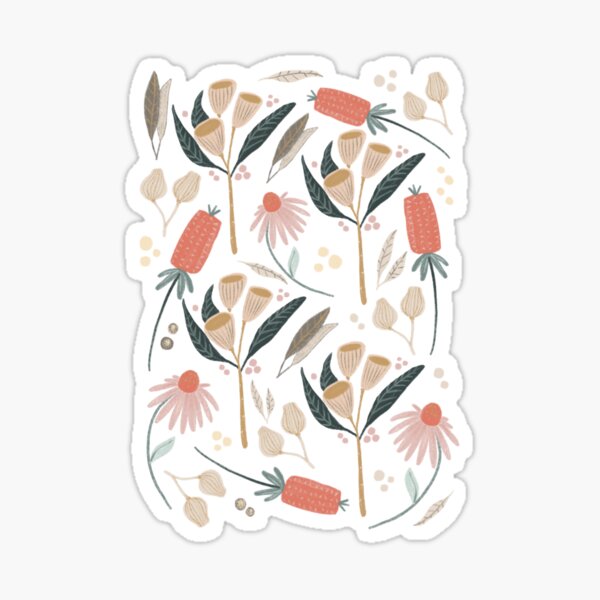 "Australian Native Plants " Sticker for Sale by ellietography | Redbubble