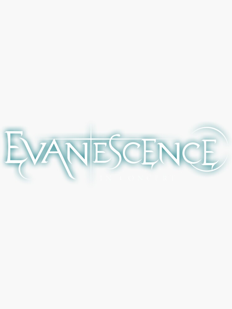 "Evanescence In Concert Logo" Sticker for Sale by Funki-Designs | Redbubble