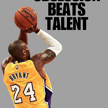 "Kobe obsession betas talent " Sticker for Sale by Pattern King | Redbubble