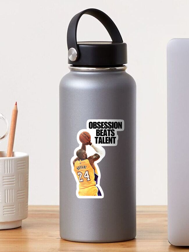 "Kobe obsession betas talent " Sticker for Sale by Pattern King | Redbubble