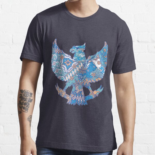 "batik indonesia in garuda silhouette" T-shirt by ghinan | Redbubble ...