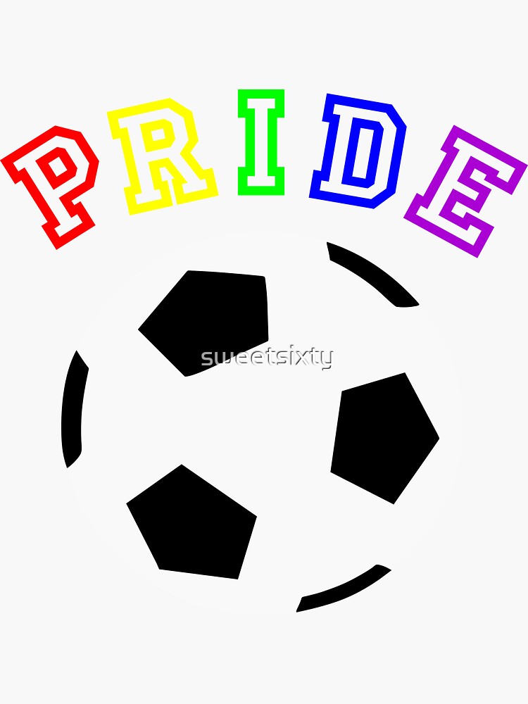 "Pride Football World Cup" Sticker by sweetsixty | Redbubble