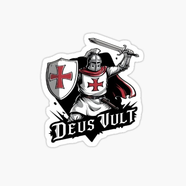 "Deus Vult" Sticker for Sale by Shirtify2024 | Redbubble