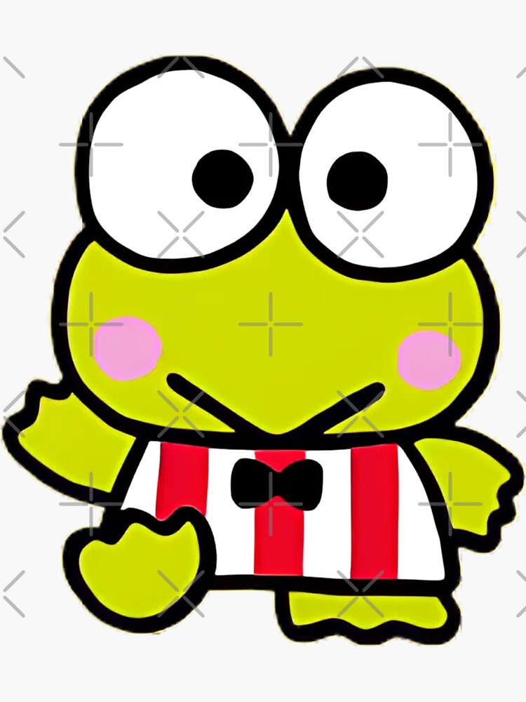 "Simple Keroppi Design" Sticker for Sale by iloveyourcupid | Redbubble