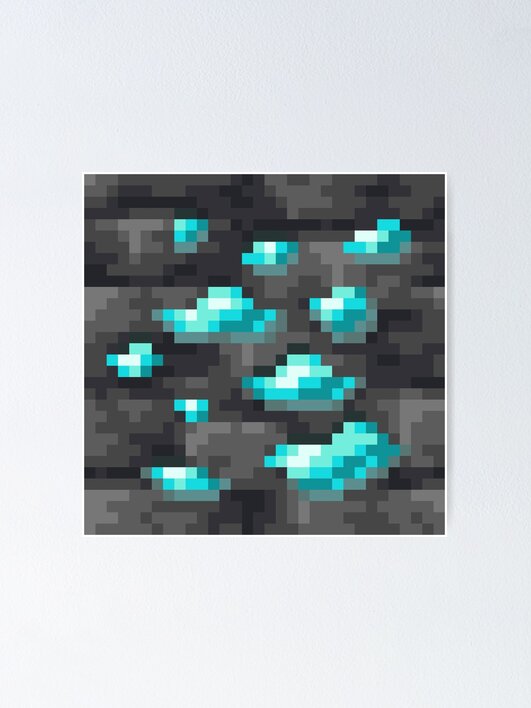 Diamond Ore Minecraft Texture
