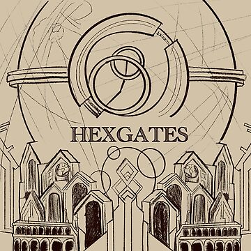 "Hexgate Blueprint " Sticker for Sale by KennIsKool | Redbubble
