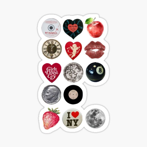 "Vintage Design SET" Sticker for Sale by reverphicc | Redbubble