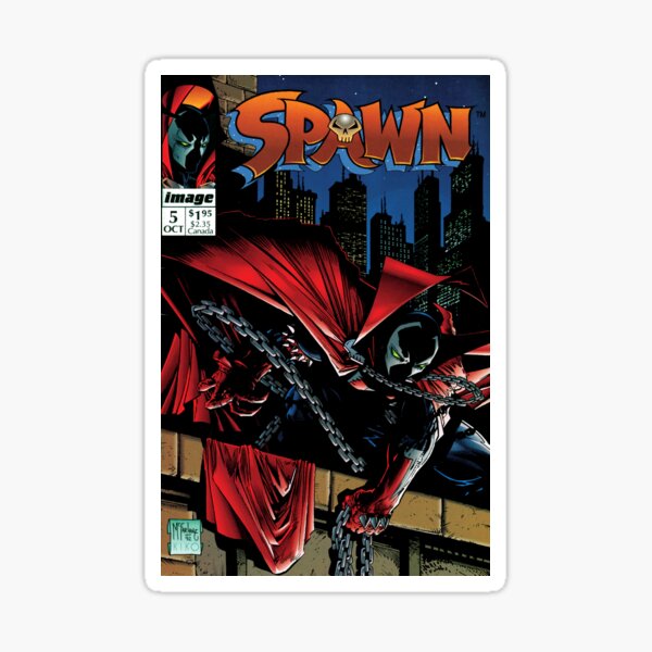 "Original Spawn Issue #5 Cover " Sticker for Sale by thew0lf0fcrypt0 ...