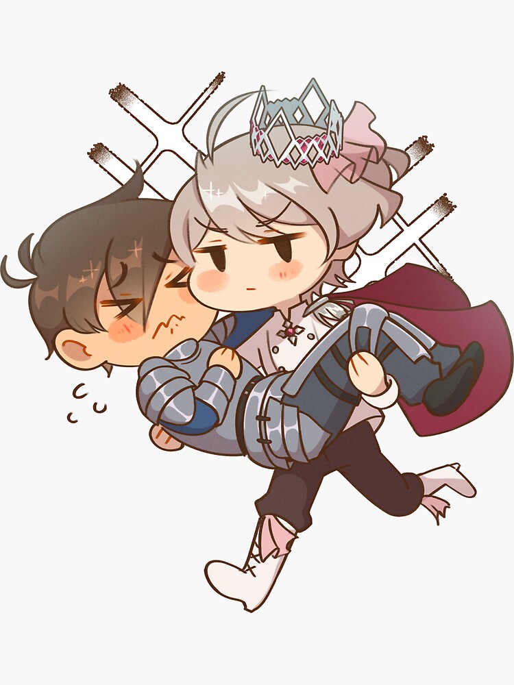 "Chibi Prince & Knight" Sticker for Sale by furanc0 | Redbubble
