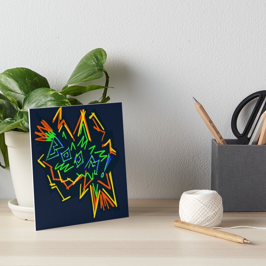 "BOOM! (Green and blue)" Sticker for Sale by Red-80bub | Redbubble