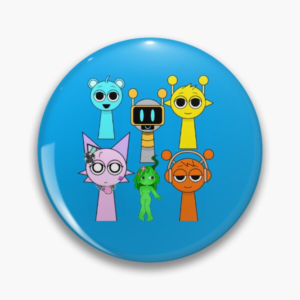 Button for Sale mit "??Sprunki?Sprunki?Sprunki?Sprunki?Sprunki?Sprunki ...