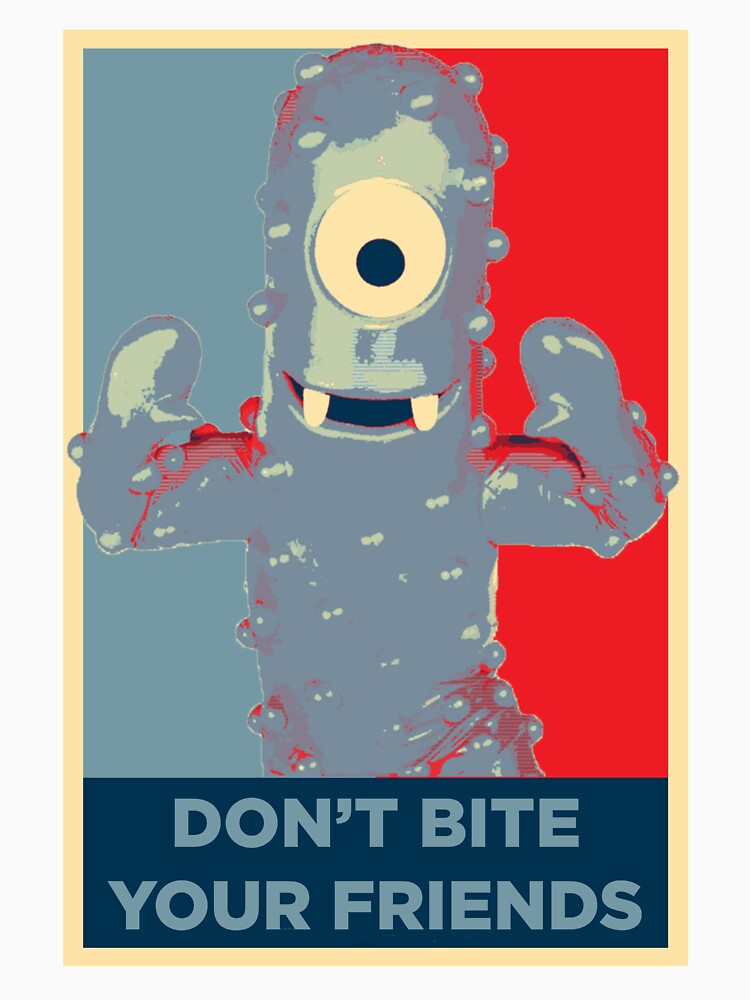 "Muno says Don't Bite Your Friends" T-shirt by Shibboleth69 | Redbubble