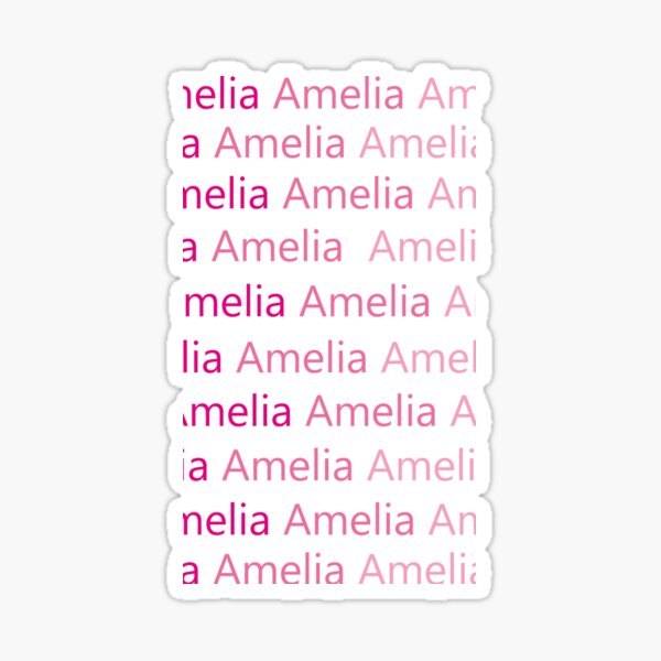 "Amelia" Sticker by Shalomjoy | Redbubble