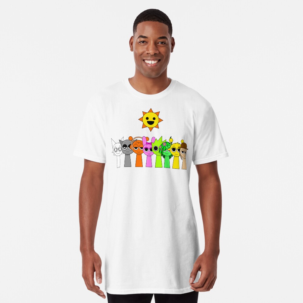 "Sprunki mr sun" Sticker for Sale by Elkin | Redbubble