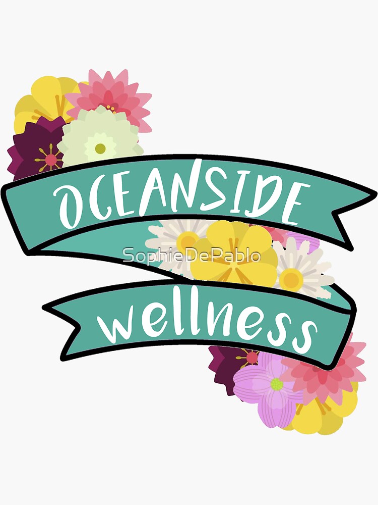"Oceanside Wellness {Private Practice}" Sticker for Sale by ...