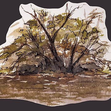 "Gristly Shrub" Sticker for Sale by ThorneStudios | Redbubble