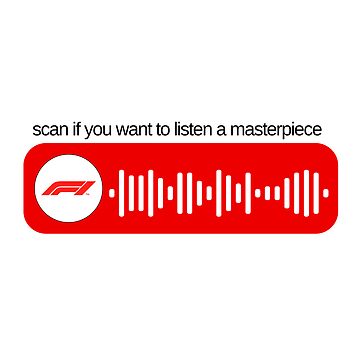 "scan if you want to listen a masterpiece: F1 theme song (Spotify code ...
