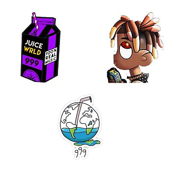 "Juice WRLD Sticker Pack" Sticker for Sale by Letsgonjdevils0 | Redbubble