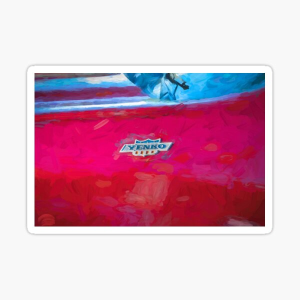 "2020 Red Chevrolet SC Silverado Yenko X112" Sticker for Sale by RichFrancoCars | Redbubble