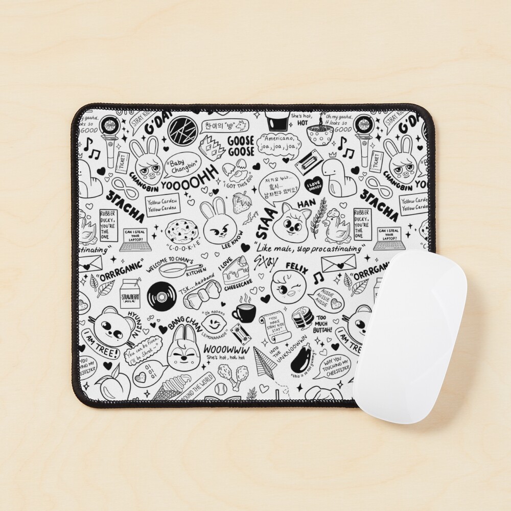 "Updated skz doodle (lineart version) " Sticker for Sale by rekasart ...