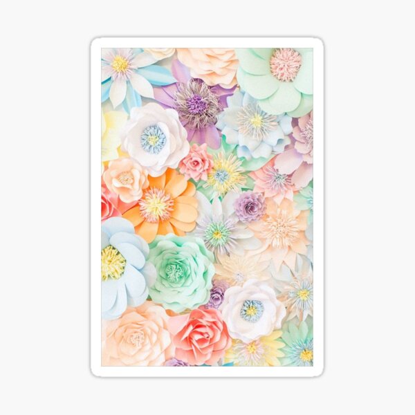 "Pastel Flower" Sticker for Sale by -Cinnabunny- | Redbubble